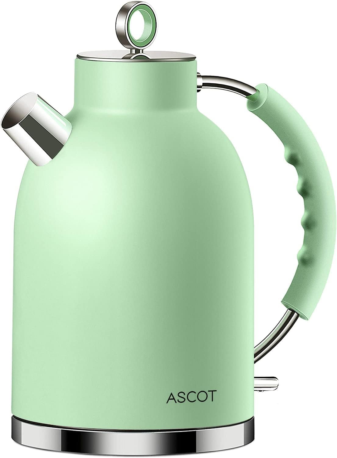 ASCOT Electric Kettle, Electric Tea Kettle Hot Water Kettle Stainless ...