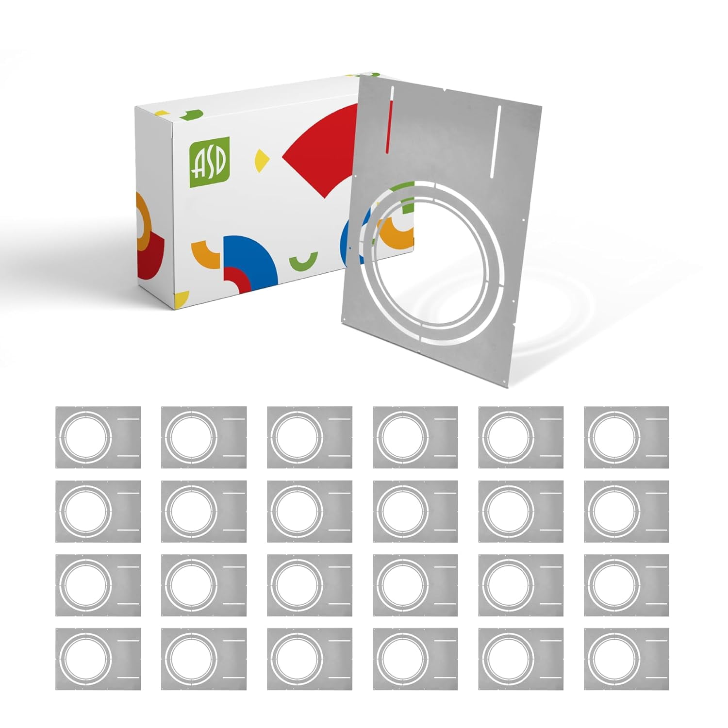 ASD 18 Inch New Construction Mounting Plate with Asymmetric Round Hole ...