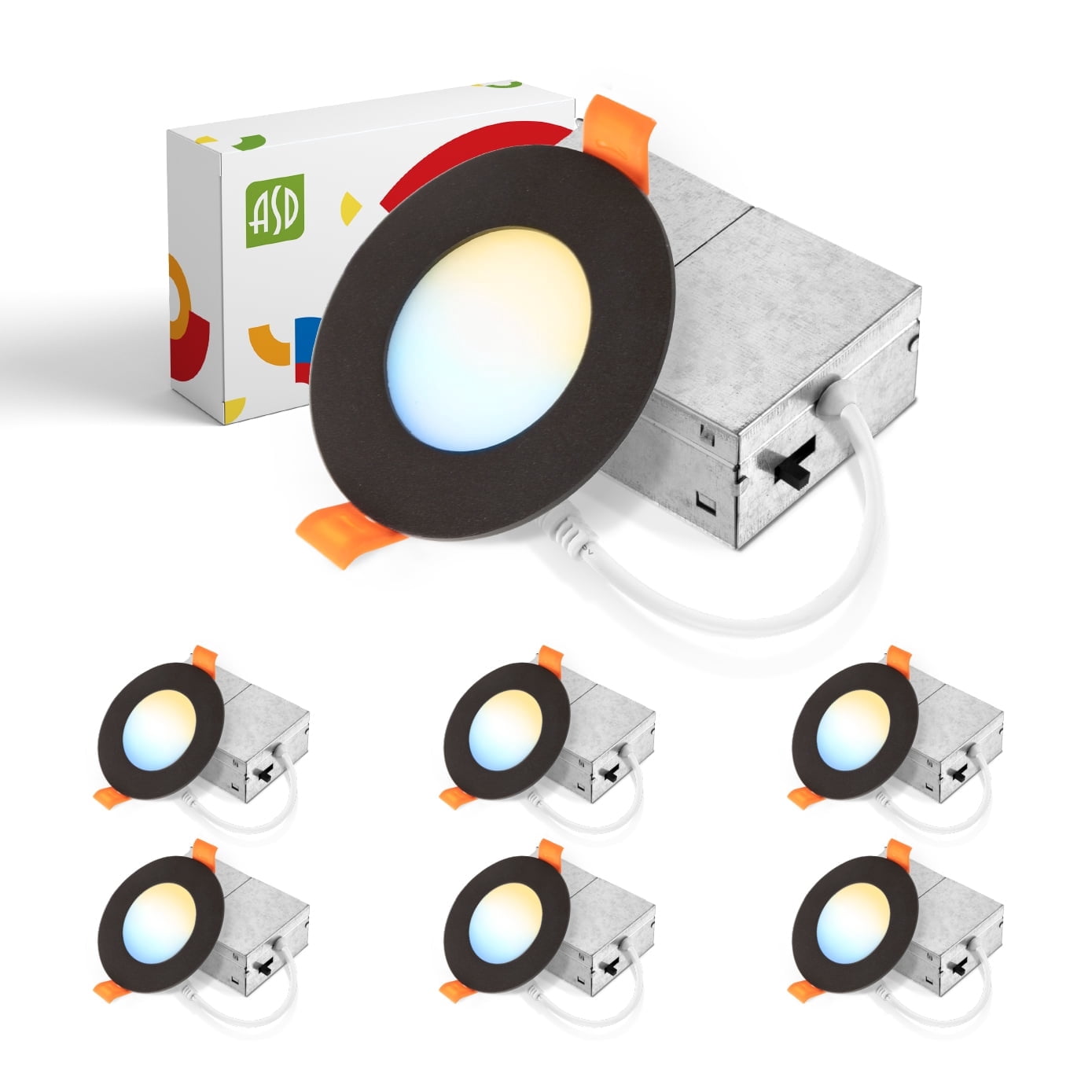 ASD 3 Inch LED Recessed Light | 2700K/3000K/3500K/4000K/5000K, 6W 30W ...