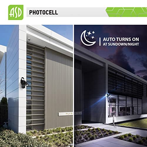 ASD 3CCT 25W 2300LM LED Outdoor Security Light Motion Sensor, 3000K ...