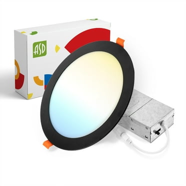 Elite REL437-CCT Series LED Retrofit Baffle Trim, Color SeleCCTor 2700K ...