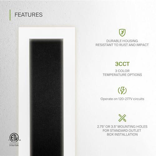 ASD LED 36 Inch Long Flush Mount Wall Light Fixture | 30W 1850LM 3000K ...