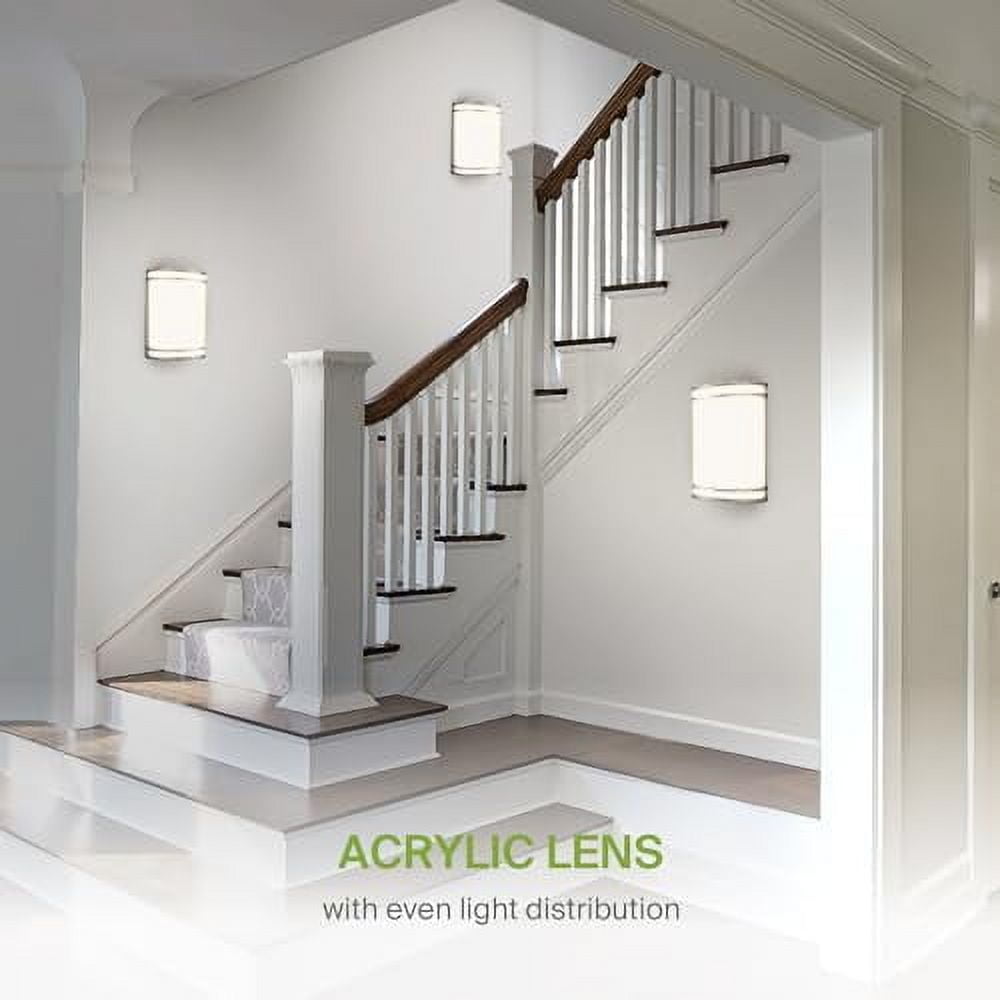 ASD LED Indoor Wall Mount Light Fixture - Modern Interior Brushed ...