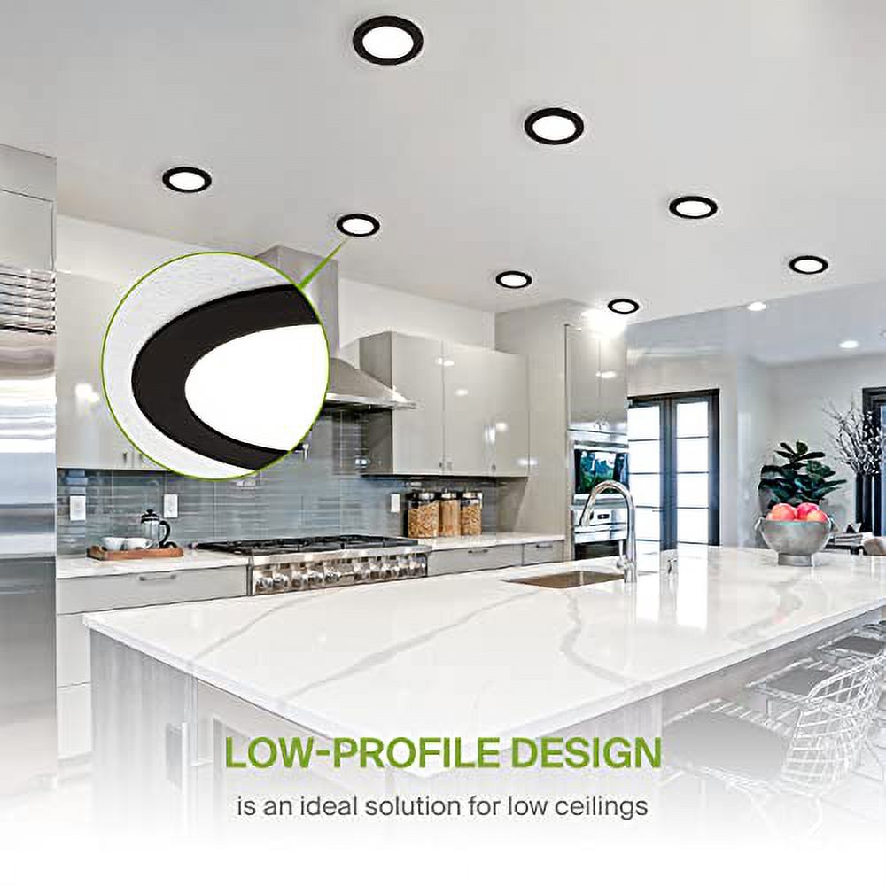 ASD LED Recessed Lighting 6 Inch - 2700K/3000K/3500K/4000K/5000K, 15W ...