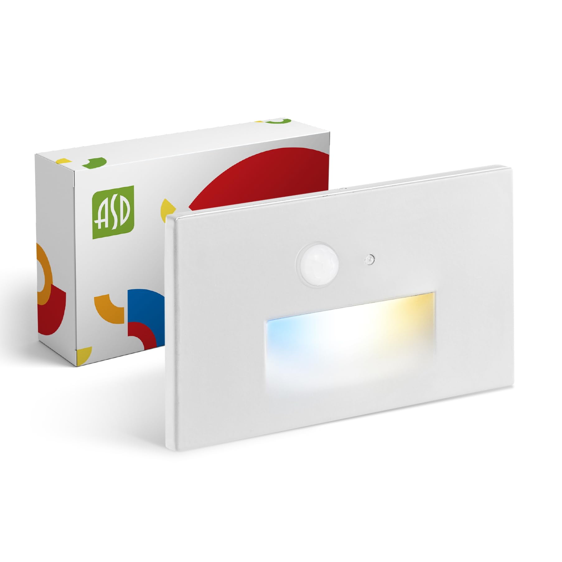 ASD LED Step Light Fixture | 3W 120LM 3000K-5000K 120V | 3CCT, Motion ...