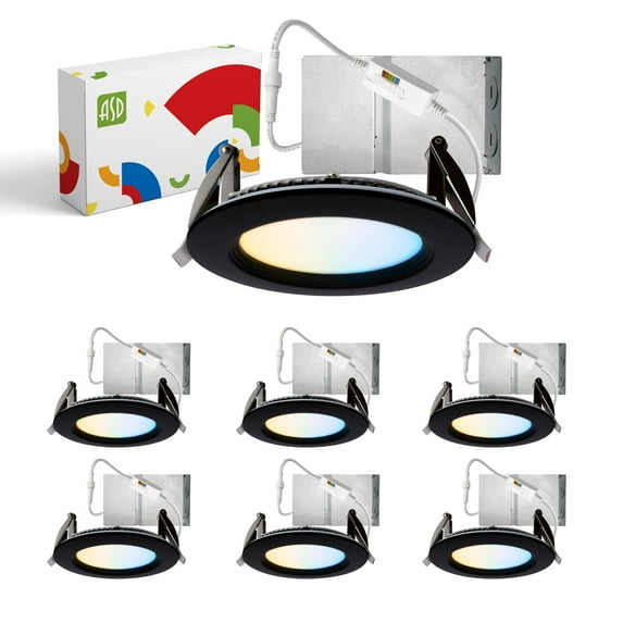 ASD Recessed Lighting 4 Inch, Round Commercial LED Downlight, Mini ...