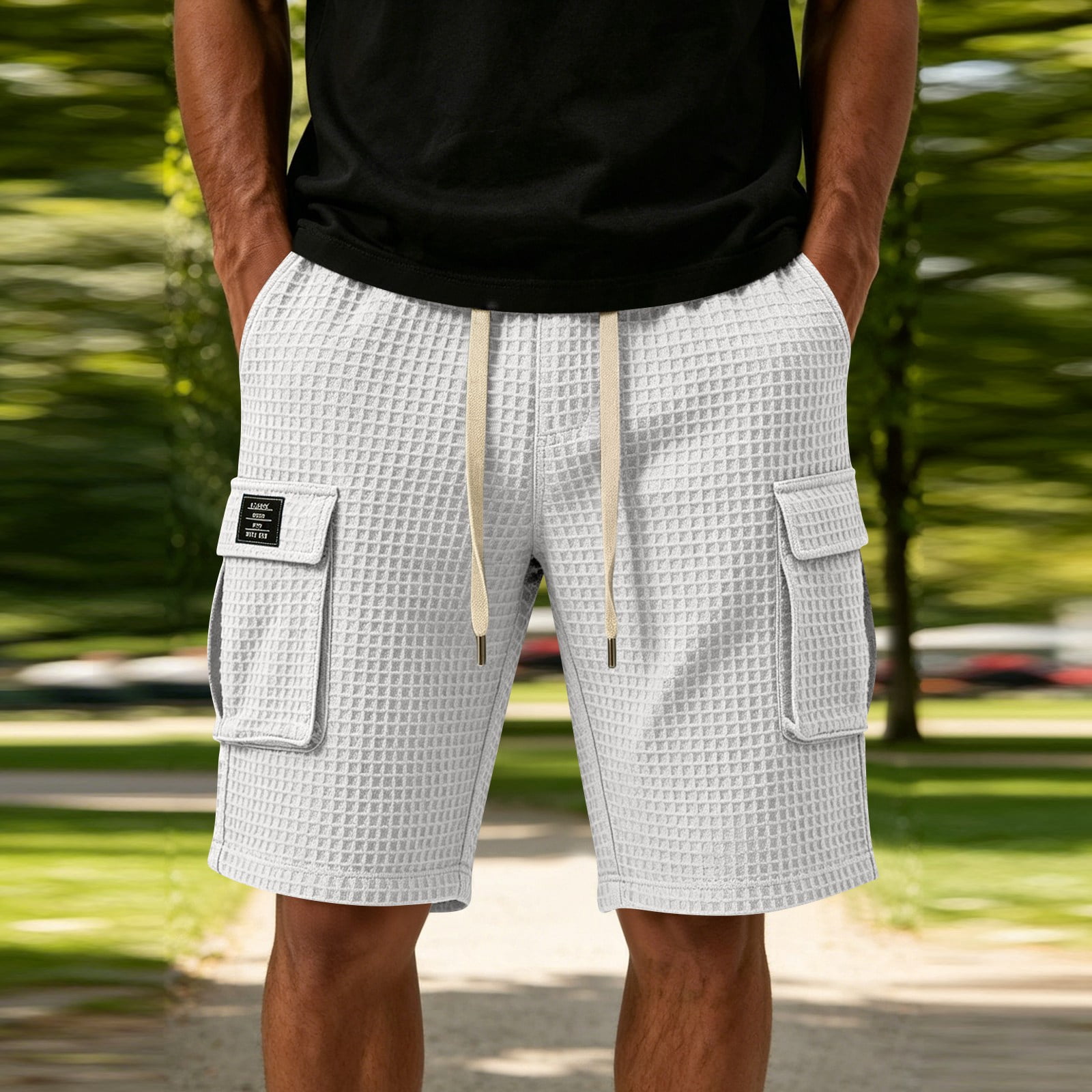 ASDFVBKG Cargo Shorts for Men 7 Inch Inseam Summer Workout Hiking ...