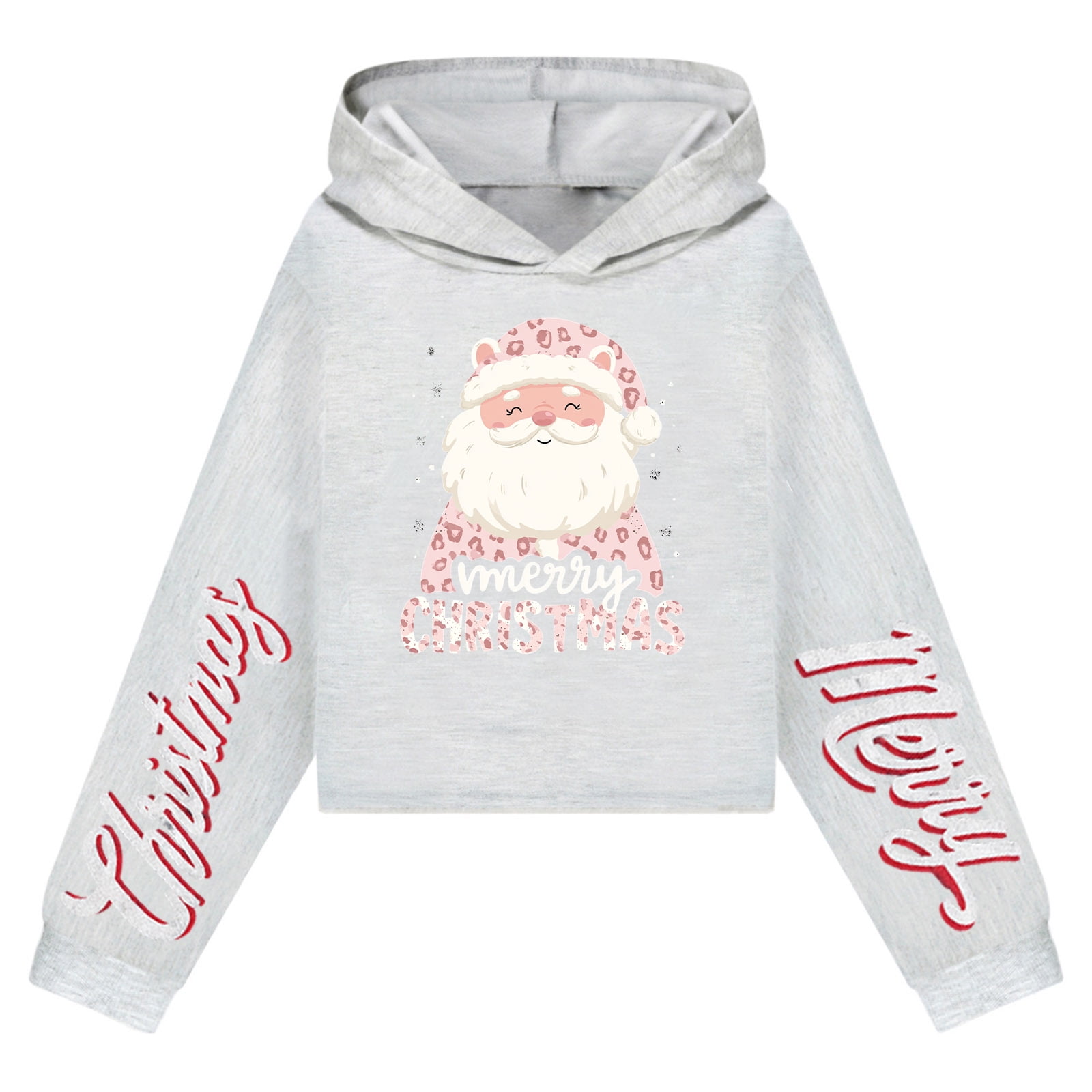 ASDFVBKG Christmas Hoodies for Girls Cute Long Sleeve Merry Christmas ...