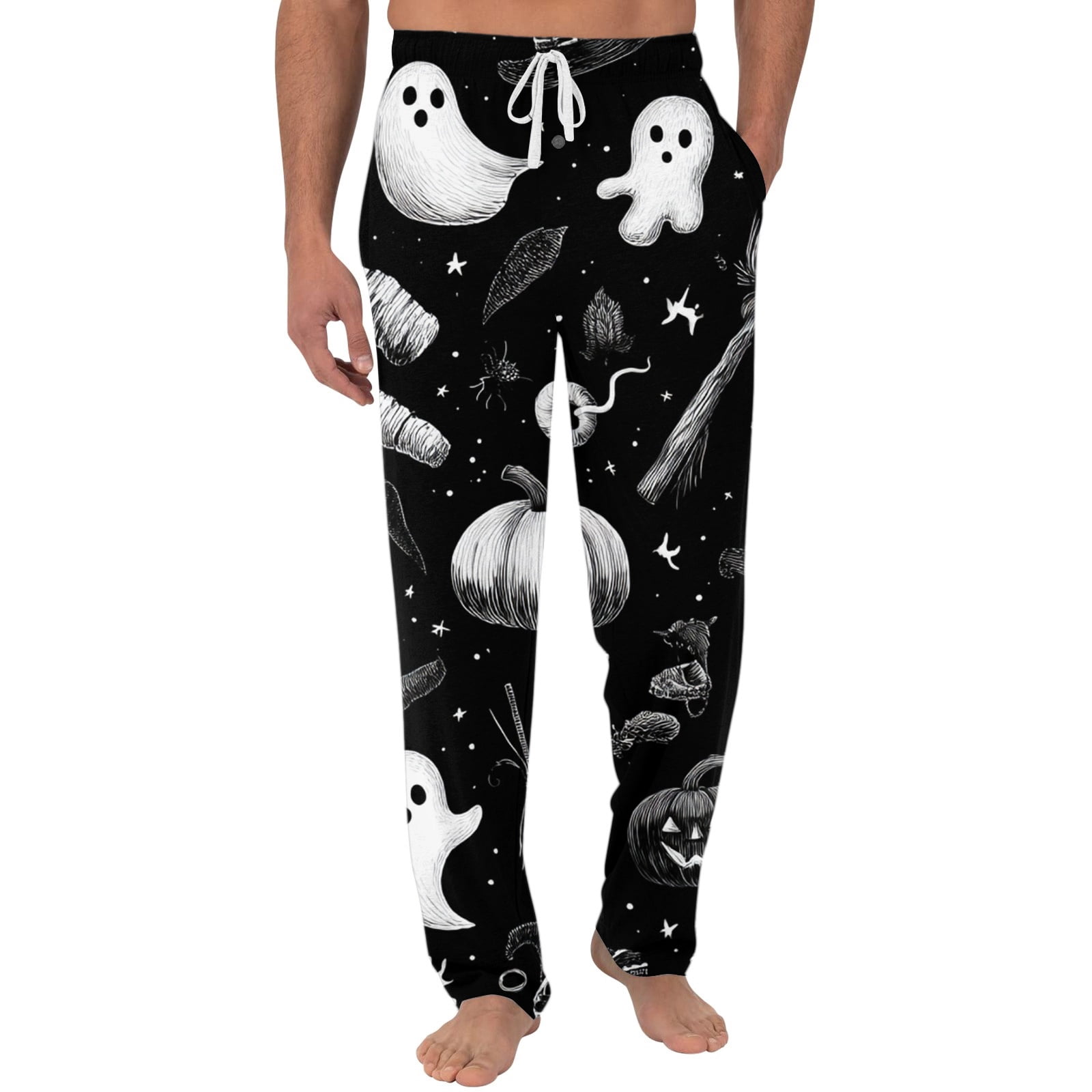 ASDFVBKG Halloween Pajama Pants for Men Hallowmas Pj Pants for Men ...