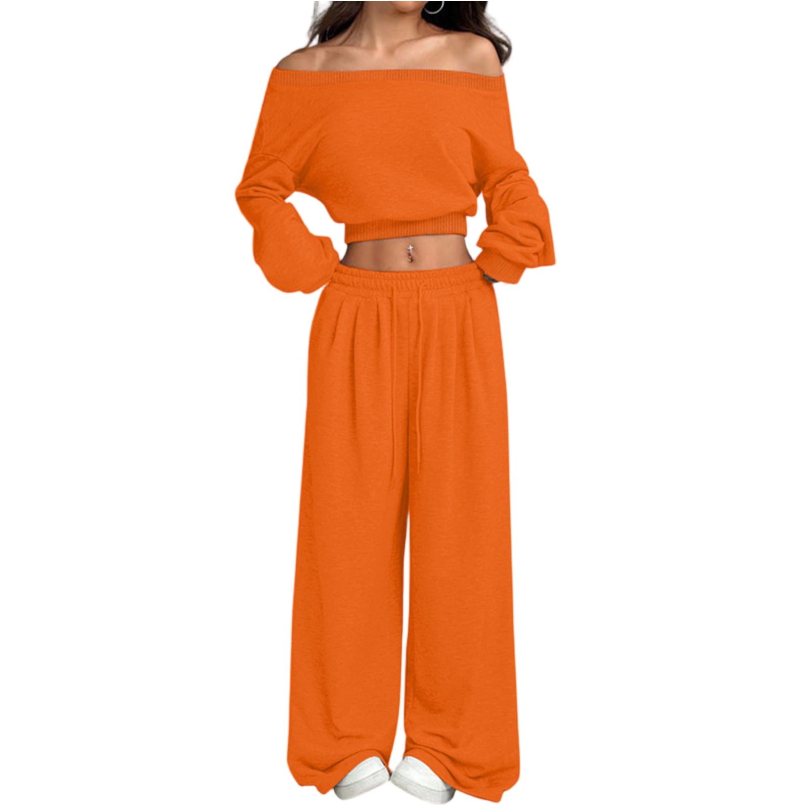 ASDFVBKG Lounge Sets for Women Wide Leg Pants knitted Cardigan Outfits ...