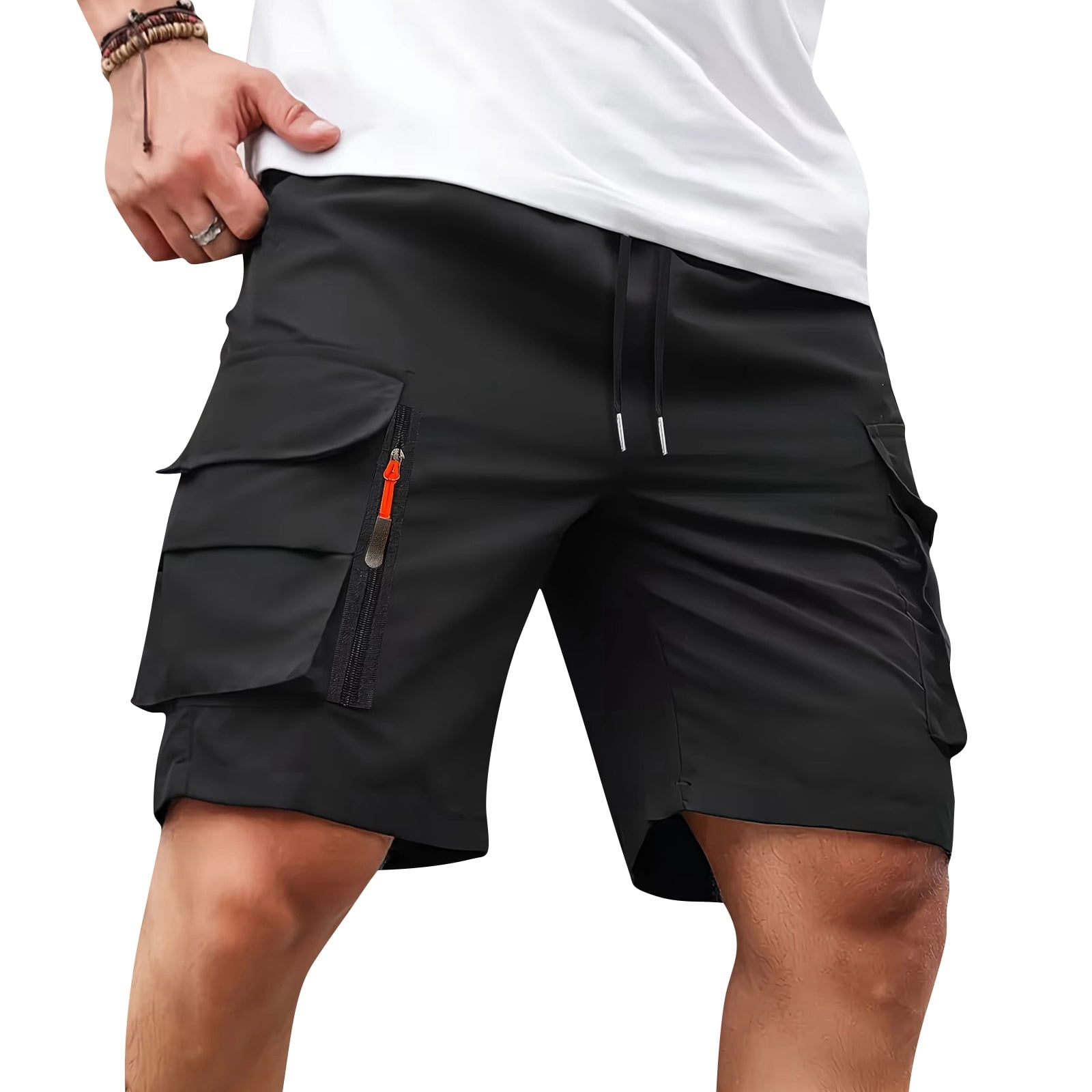 ASDFVBKG Men's Cargo Shorts Casual Lightweight Cargo Pants Summer ...