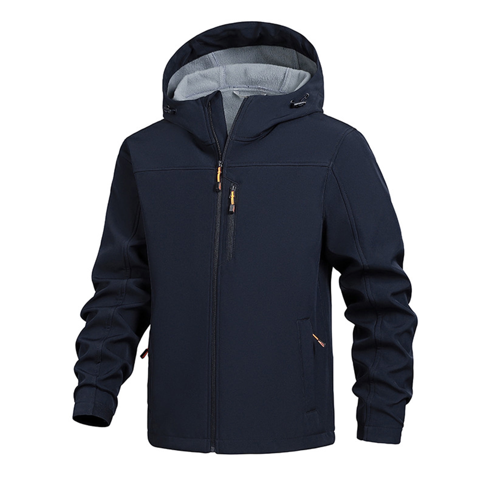 ASDFVBKG Mens Rain Jackets Waterproof with Hood Fleece Waterproof ...