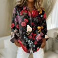 ASDFVBKG Office Daily Shirts Womens Halloween Long Sleeve Button Down ...