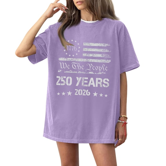 ASDFVBKG On Back Flag 250 Years of Freedom 1776-2026 250th Birthday T ...