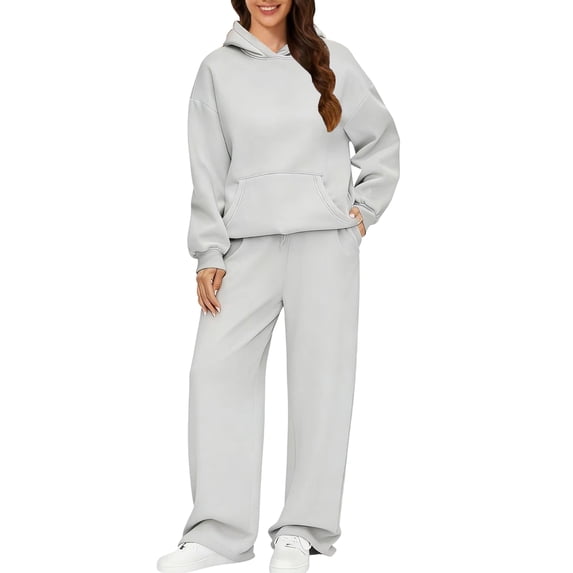 ASDFVBKG Sweatsuits Women 2 Piece Outfit Lounge Long Sleeve Sweatshirt ...