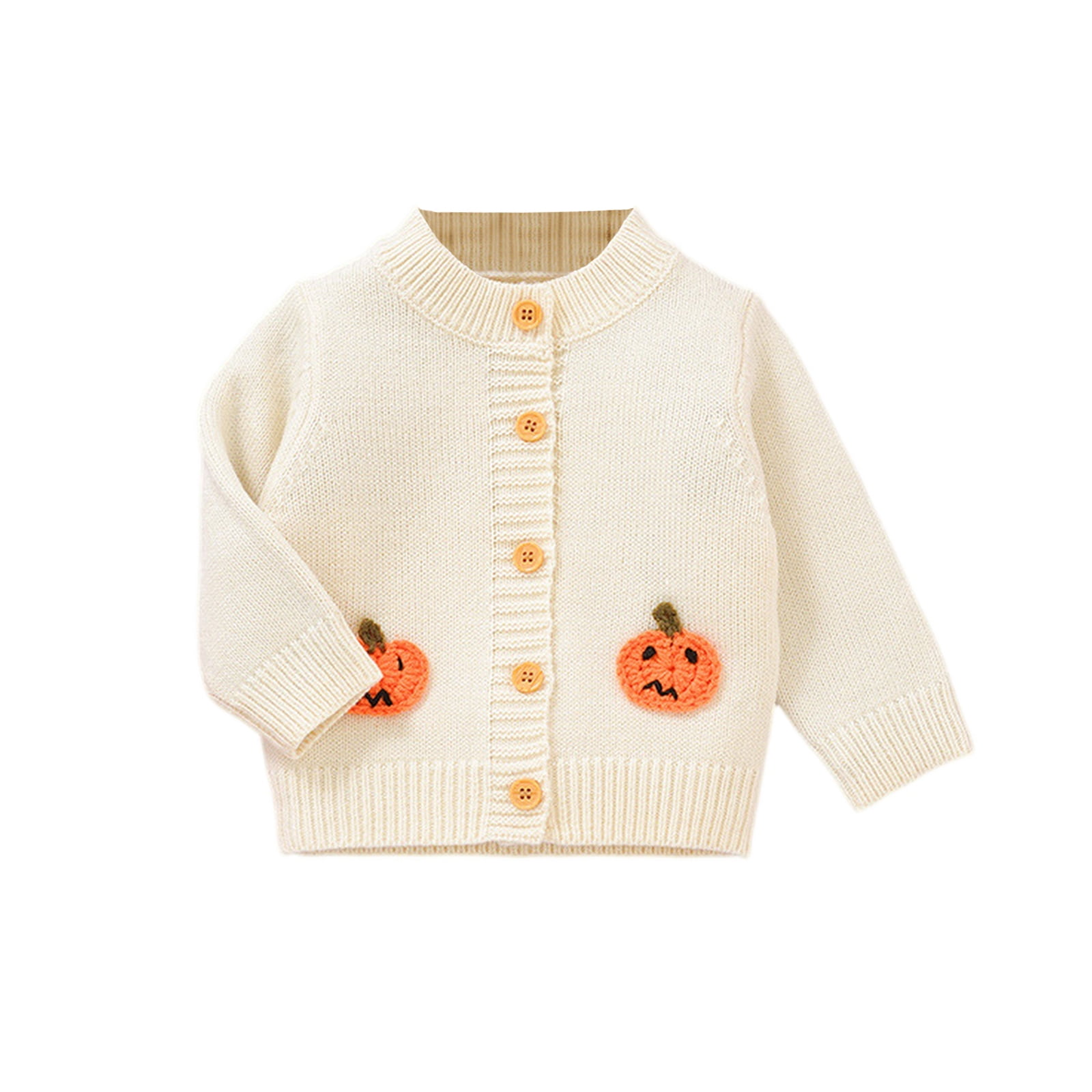 ASDFVBKG Toddler Cardigan Cute Long Sleeve Button Down Sweater Knit ...