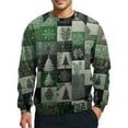 ASDFVBKG Ugly Christmas Sweatshirt Pullover for Men Sherpa Lined Crew ...
