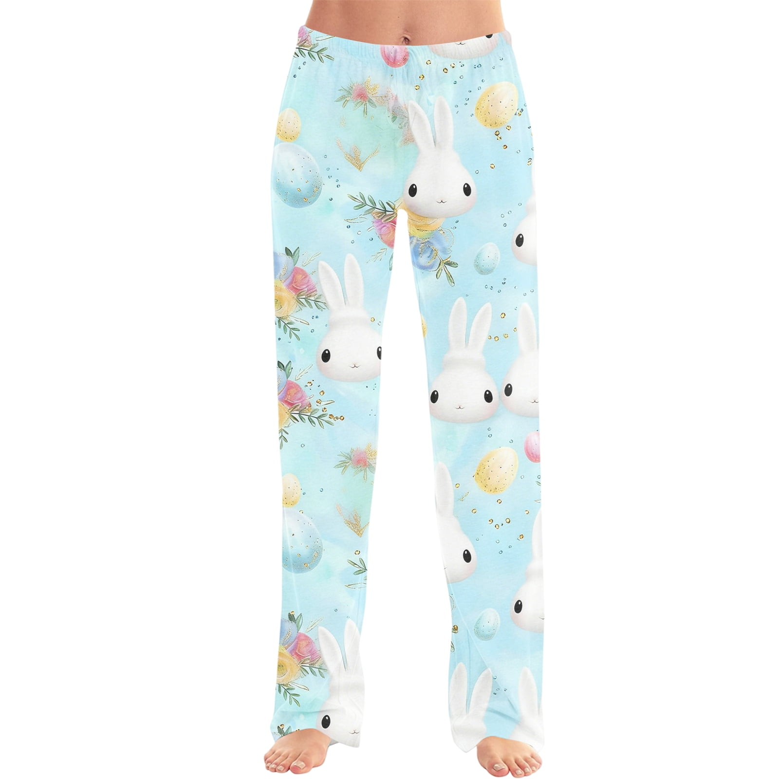 ASDFVBKG Women Easter Day Pajama Pants Vintage Pants Dressy Loose ...