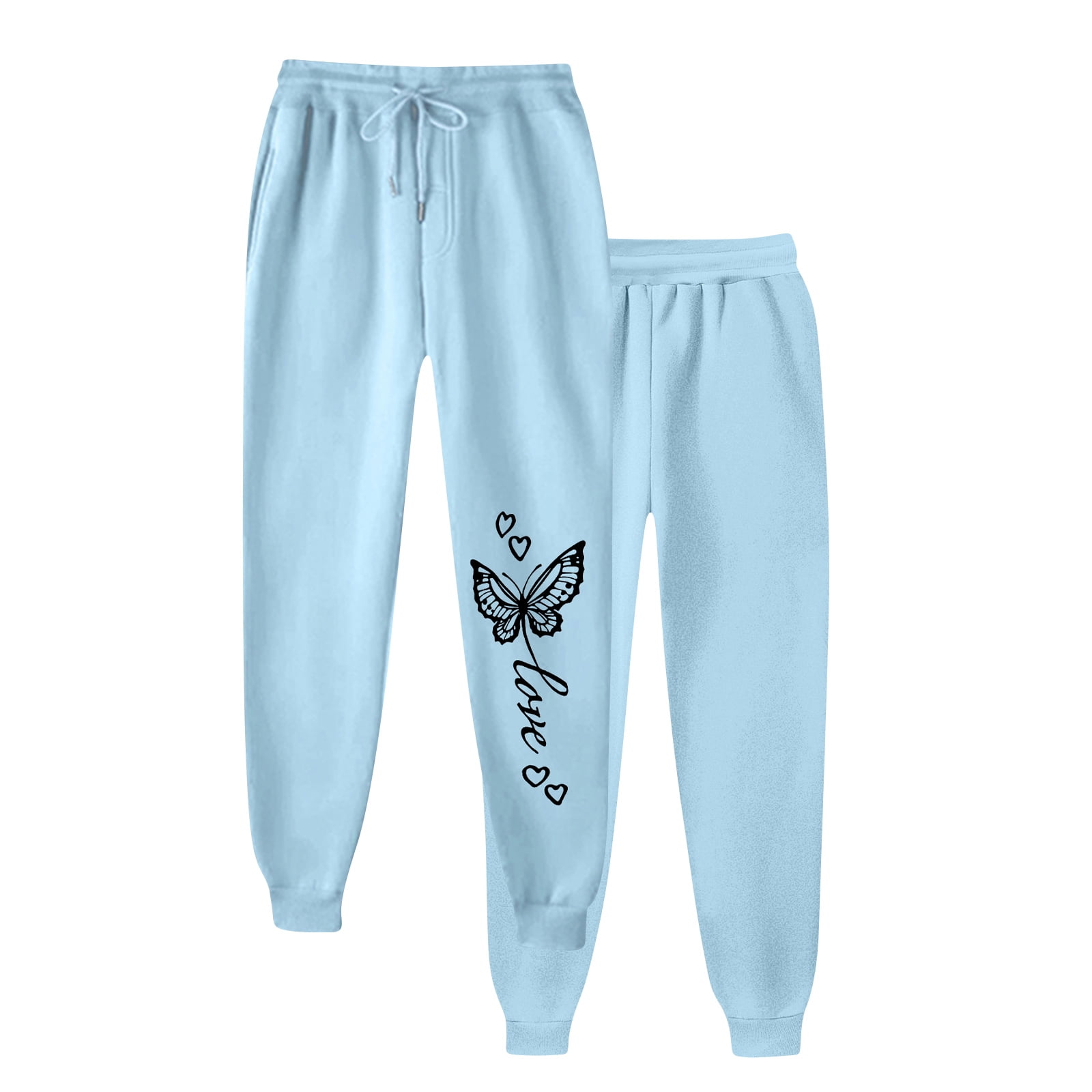 ASDFVBKG Women and Men's Joggers Sweatpants Unisex Casual Drawstring ...