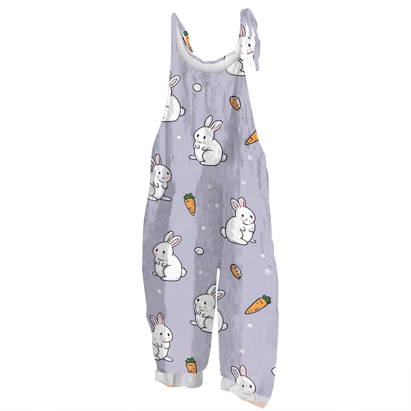 ASDFVBKG Womens Easter Jumpsuits, Rompers & Overalls Plus Size Cotton ...