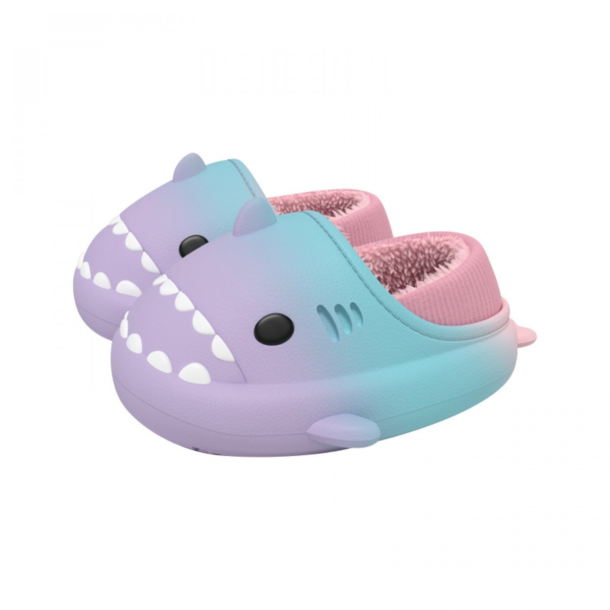 ASDIIT Rainbow Shark Slippers for Kids Cute Warm Waterproof Non-slip ...