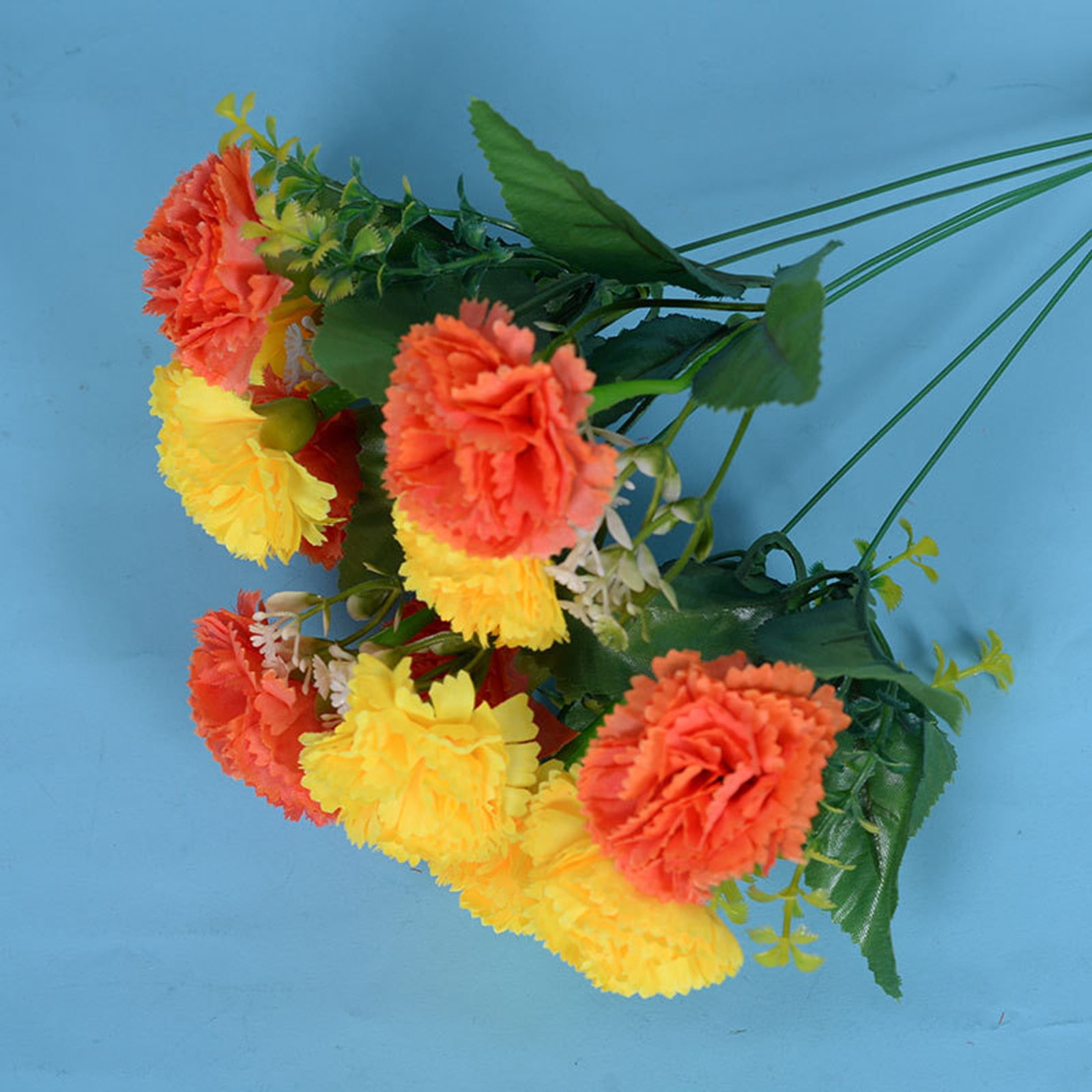 ASDYO Simulation Carnation Simulation Flower Bunch Silk Flower ...