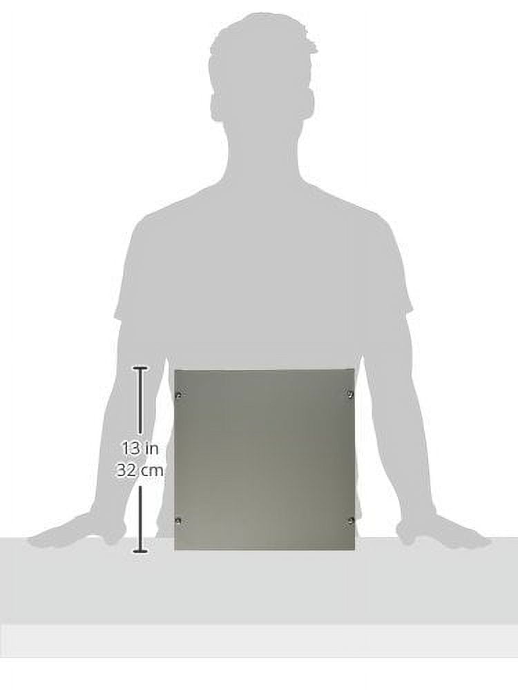 ASE12X12X4 Pull Box, Screw Cover with Knockouts, Steel, 12" x 12" x 4 ...