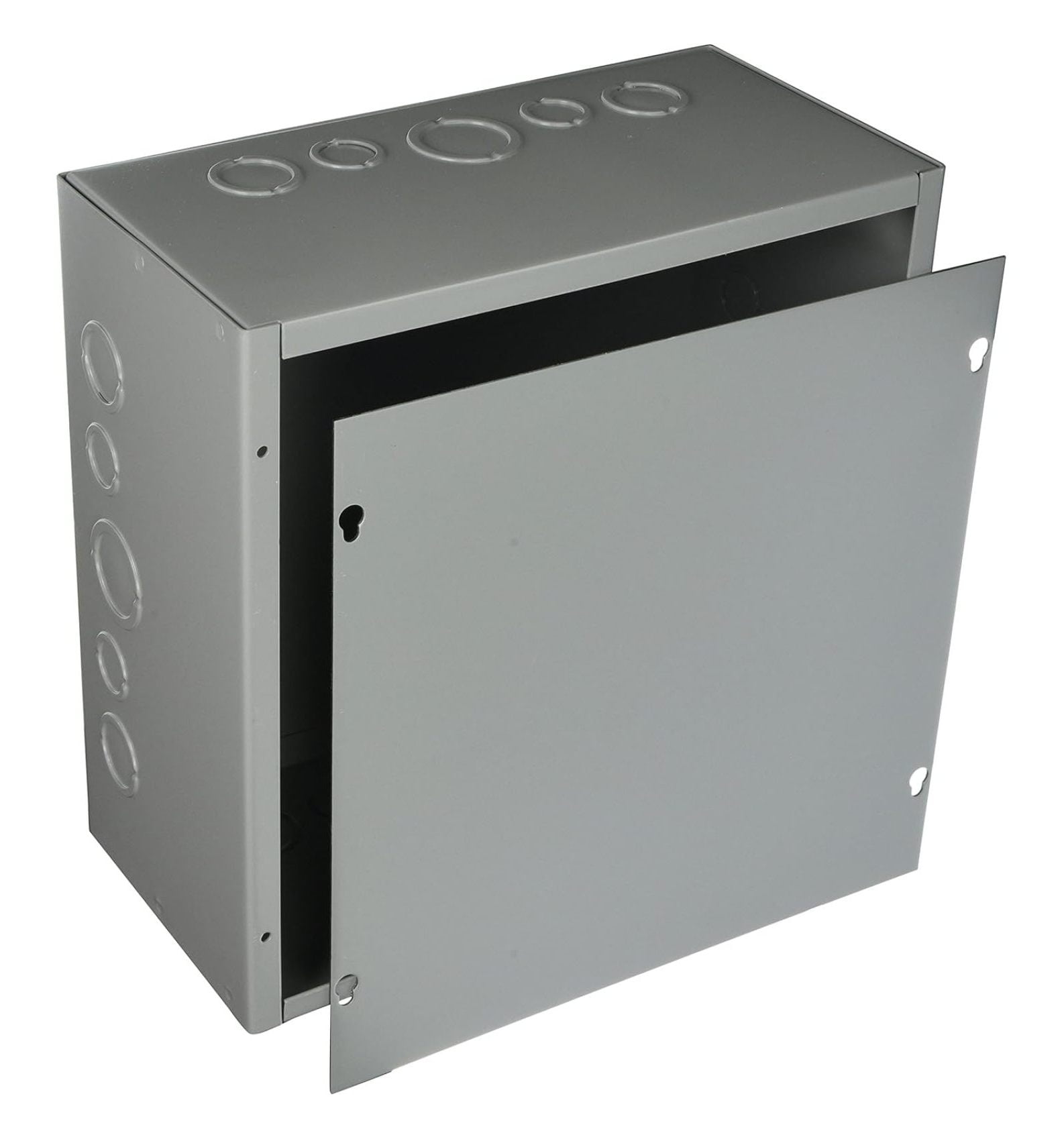 ASE12X12X6 Pull Box, Screw Cover with Knockouts, Steel, 12" x 12" x 6 ...