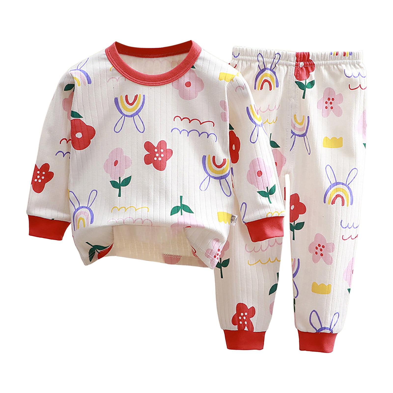 ASEIDFNSA Autumn Children Underwear Sets High Waist Belly Protector ...