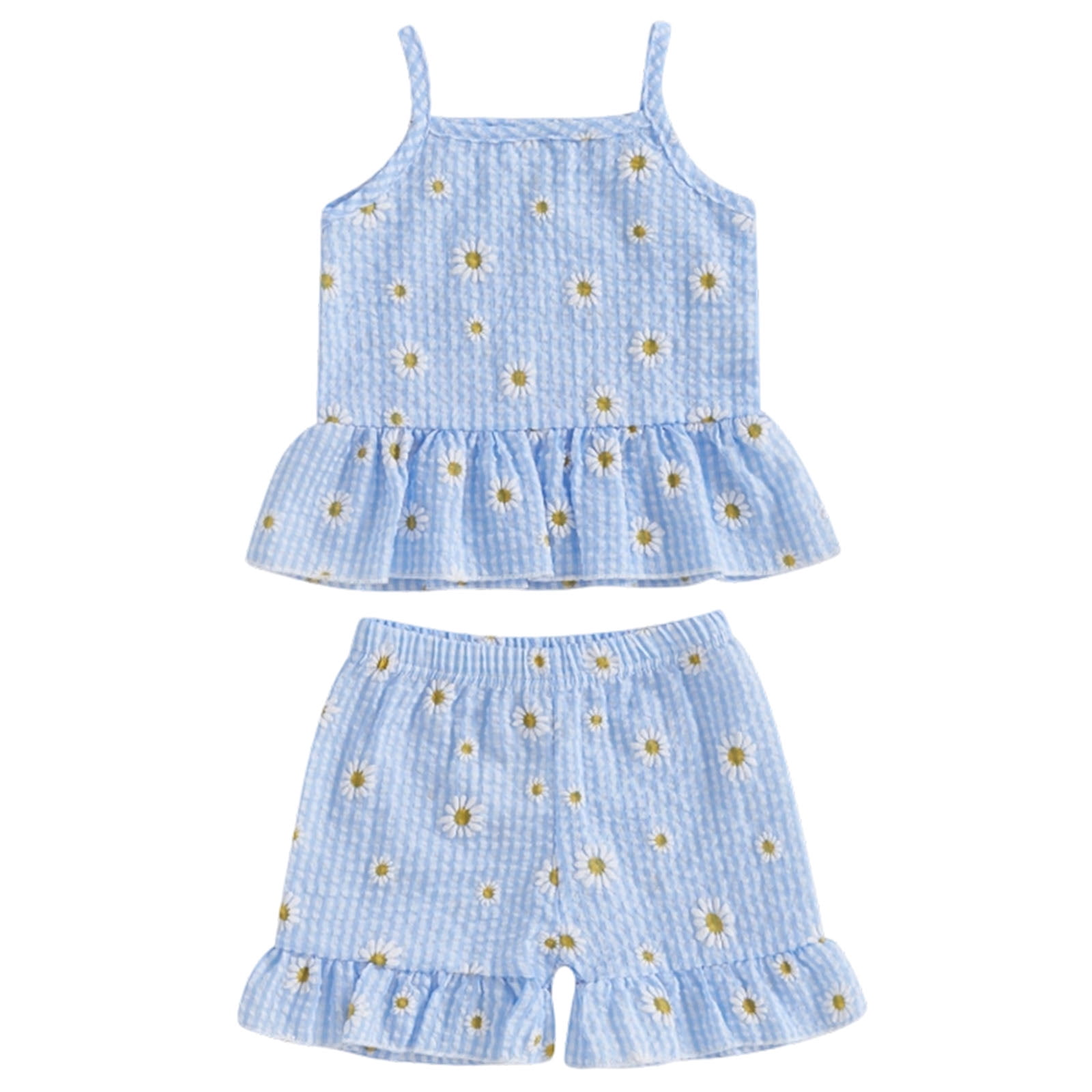 ASEIDFNSA Baby Girl Clothes Summer Outfits Sleeveless Tank Top Shirt ...