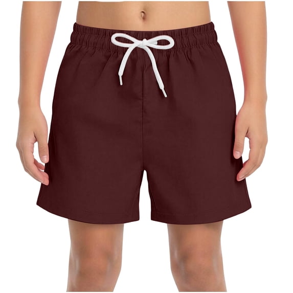 ASEIDFNSA Boys Linen Capri Pants with Drawstring Waist Loose Straight ...