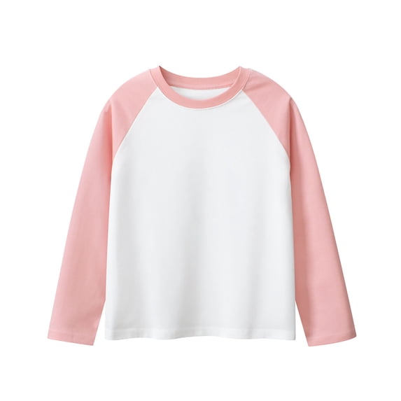 ASEIDFNSA Boys Long Sleeved Tops Color Blocked Casual Crewneck T Shirt ...
