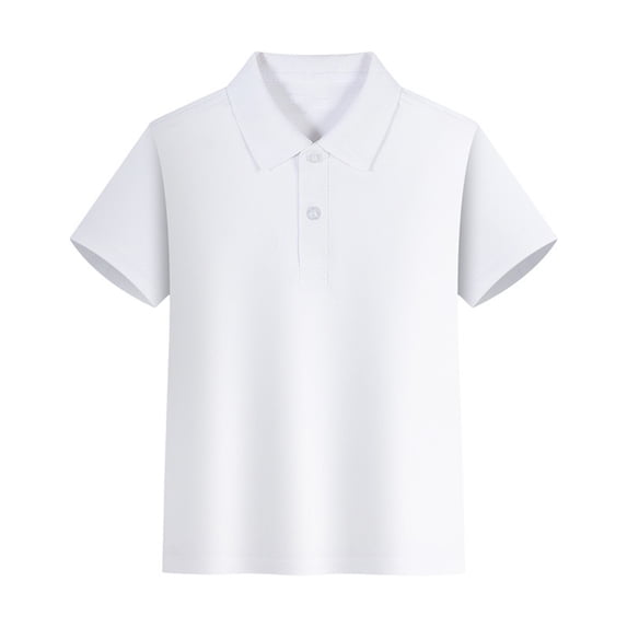 ASEIDFNSA Boys School Uniform Button Down Shirt with Short Sleeves ...