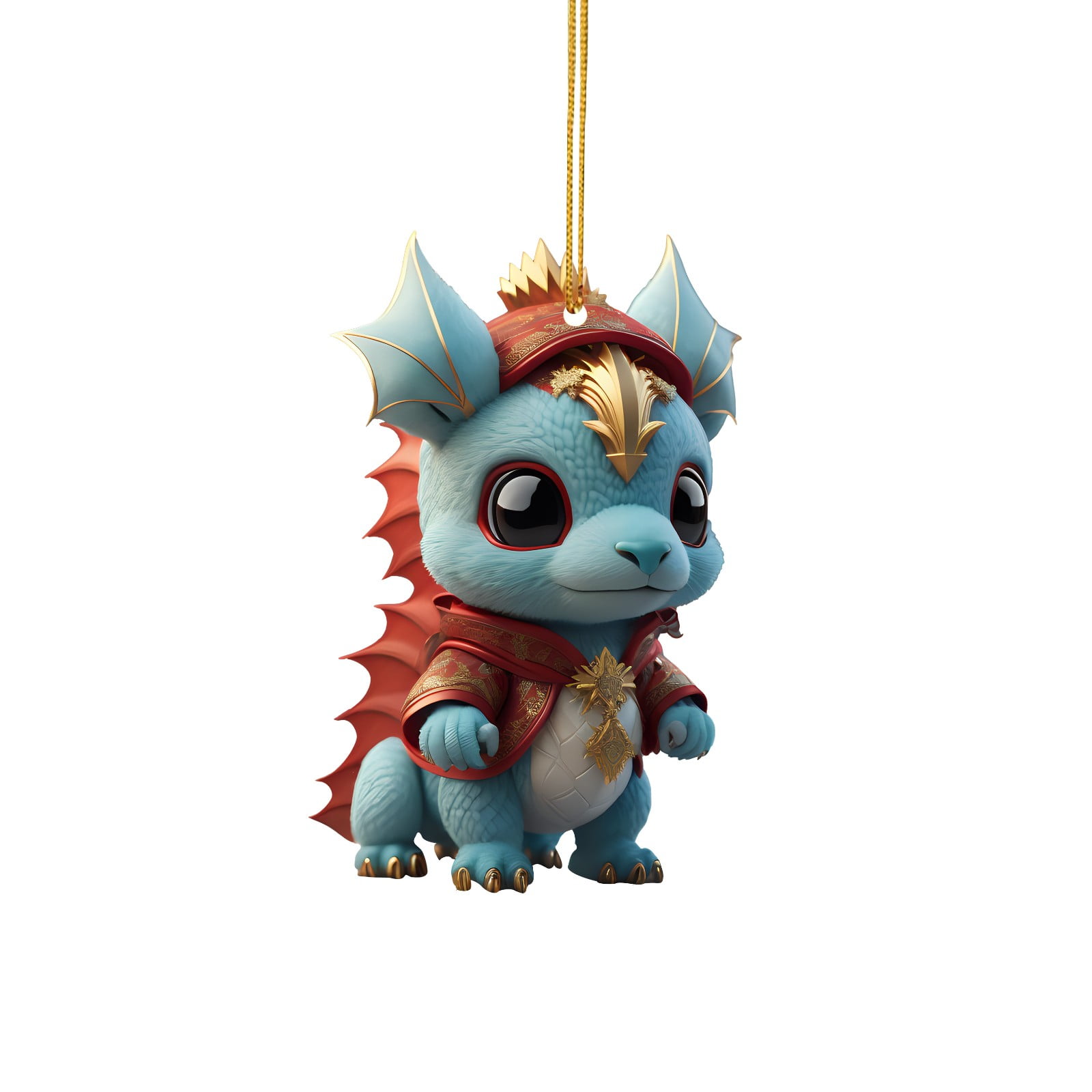 ASEIDFNSA Christmas Decorations Cute Baby Dragon Graphic Print Hanging ...