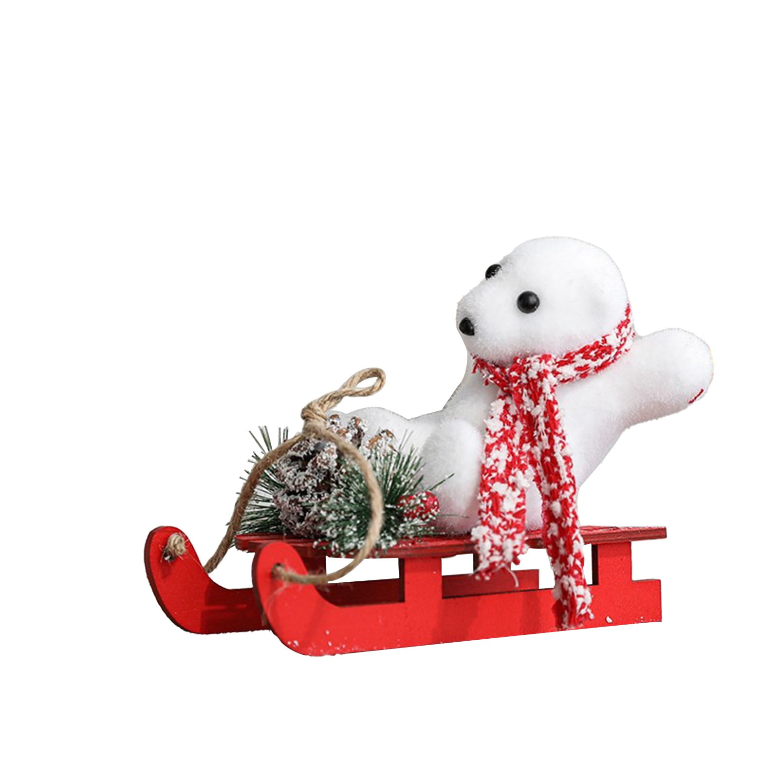 ASEIDFNSA Christmas Decorations Snowman Sledge Squirrel Polar Bear ...
