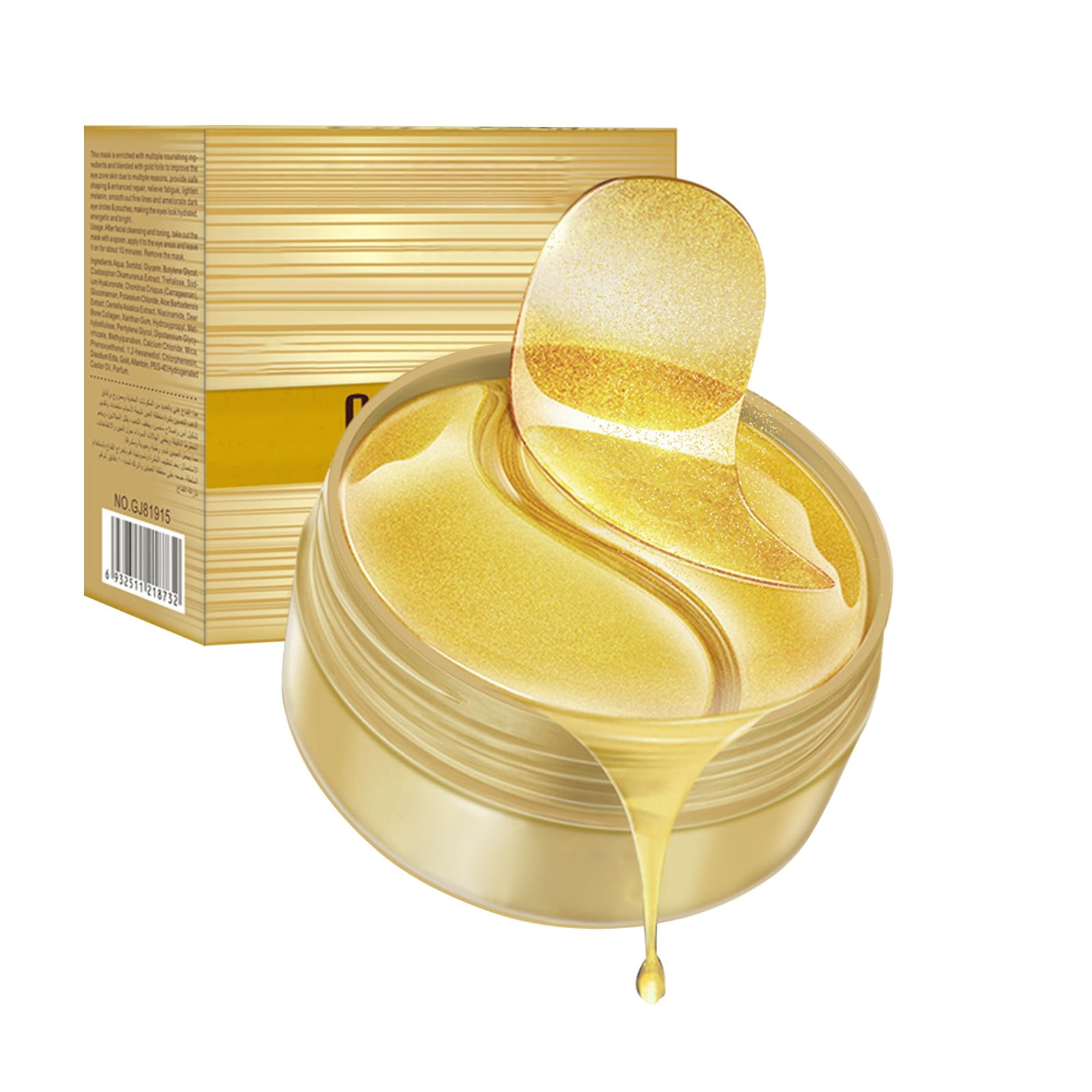 ASEIDFNSA Under Eye Patches 24K Gold Eyes Masks for Dark Circles and ...