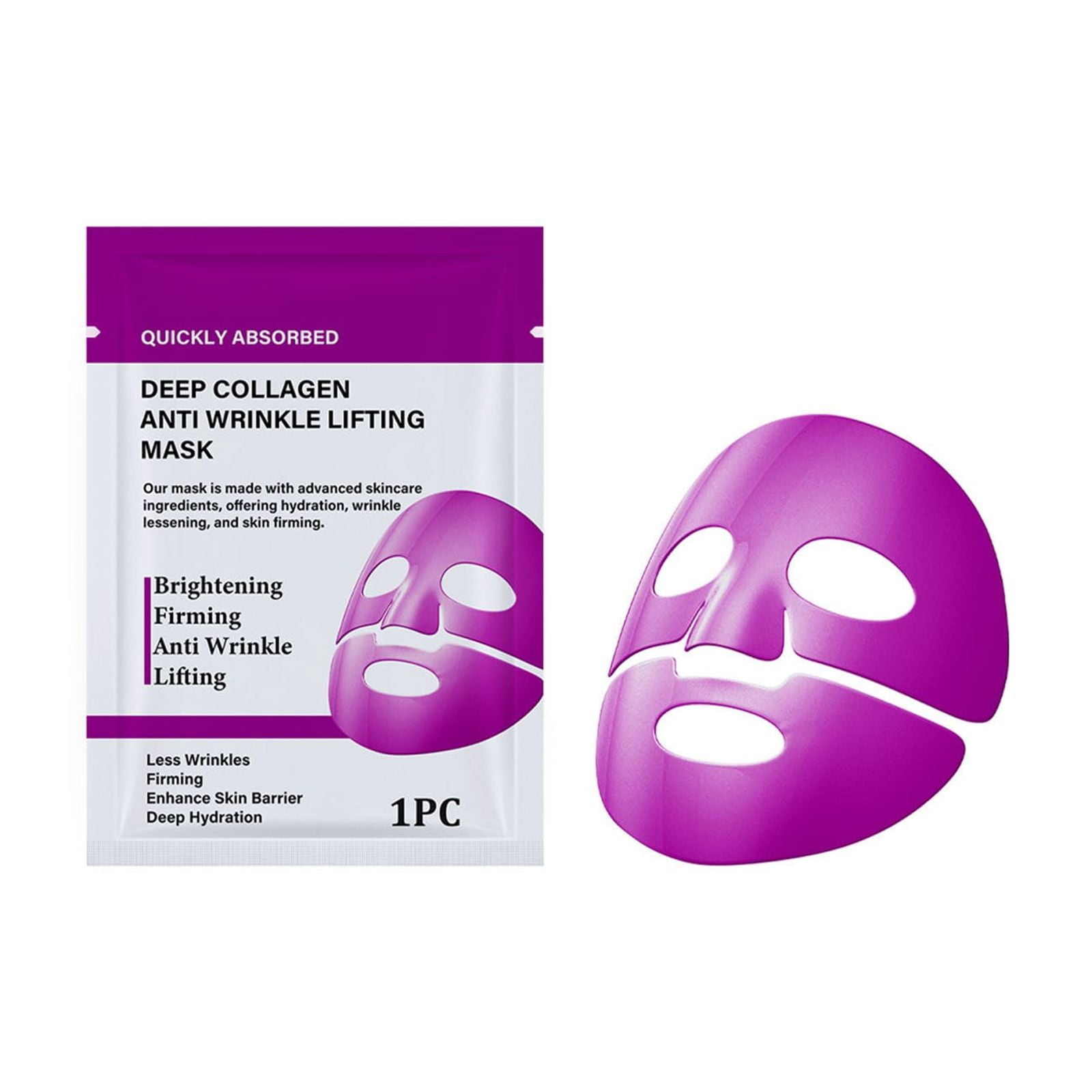 ASEIDFNSA Face Masks Skin Care Facial Mask Sheet Deep Cleaning Collagen ...