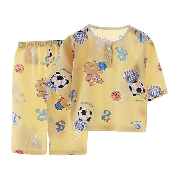 ASEIDFNSA Girls Sleepwear Set with Crew Top, Full Length Lounge Pants ...