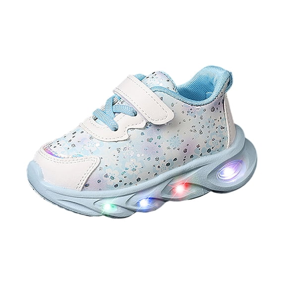 ASEIDFNSA Kid Shoes Boy Girls LED Flashing Sneaker Slip-On Breathable ...