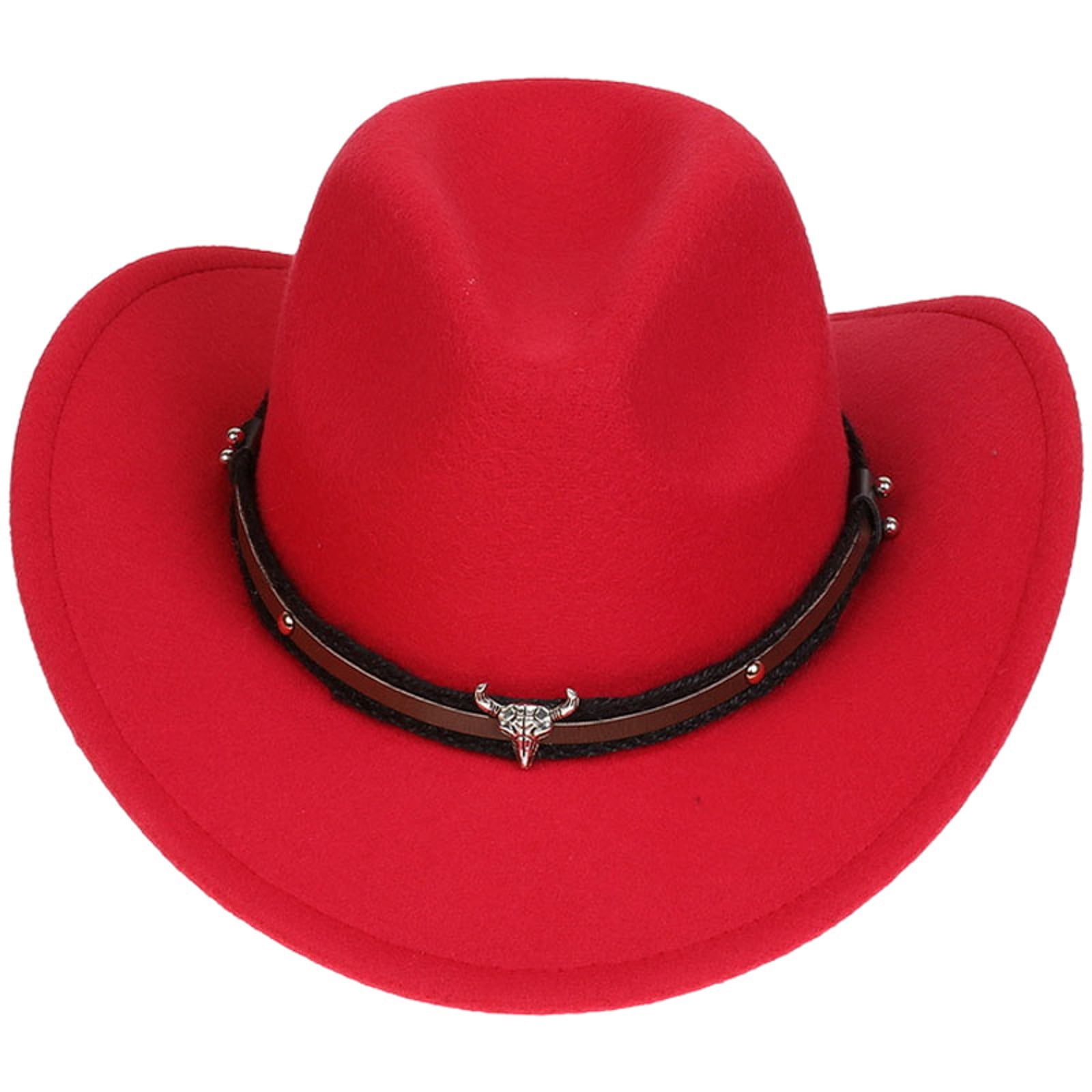 ASEIDFNSA Kids Curved Brim Cowboy Hat with Buckle Band Detail for Boys ...