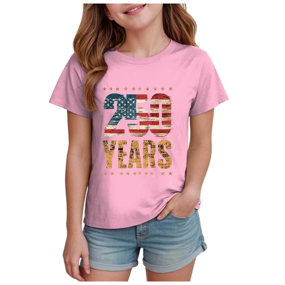 ASEIDFNSA Kids July 4th Graphic T-Shirt with Red White Blue and Soft ...