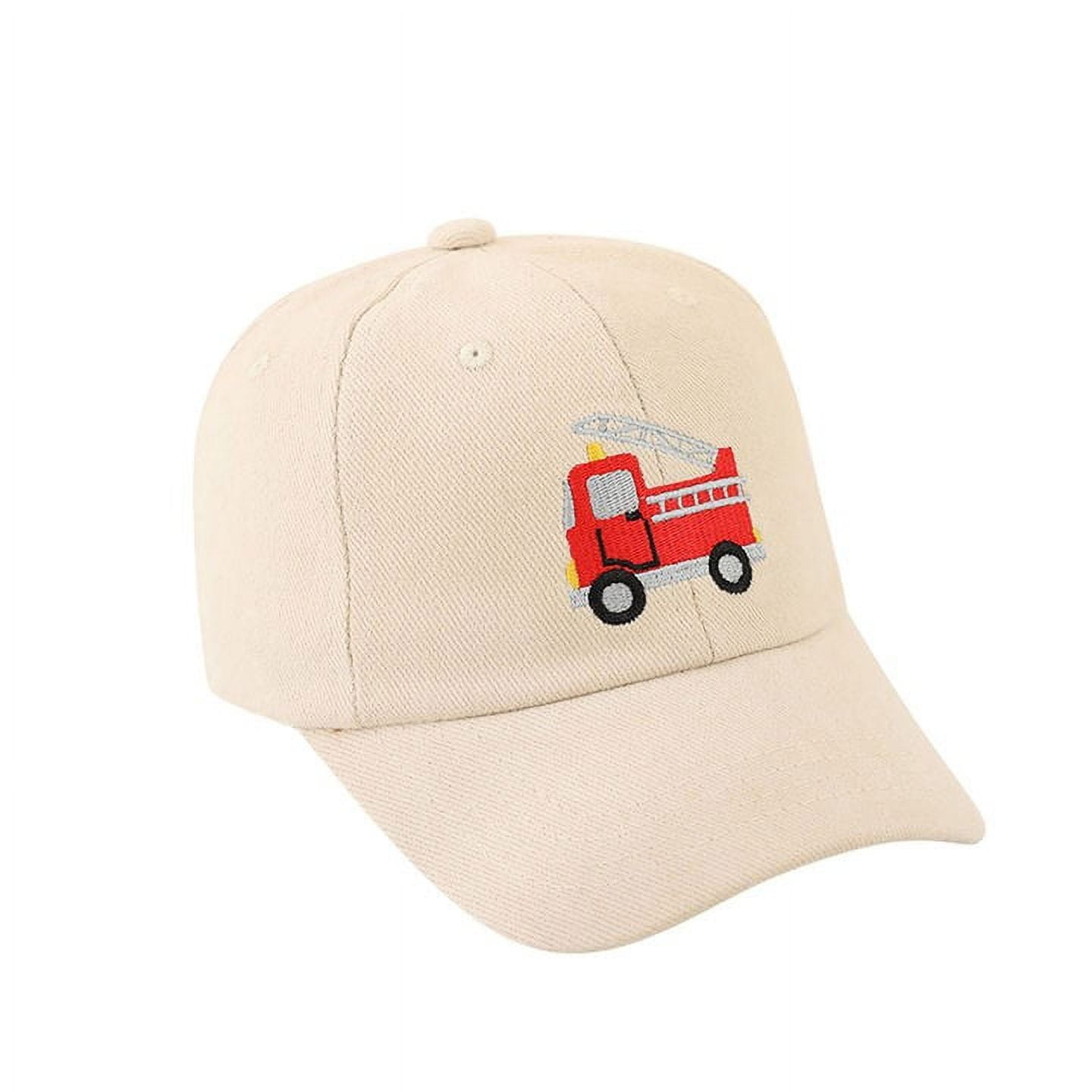 ASEIDFNSA Kids Trucker Print Baseball Cap with Breathable Cotton Strap ...
