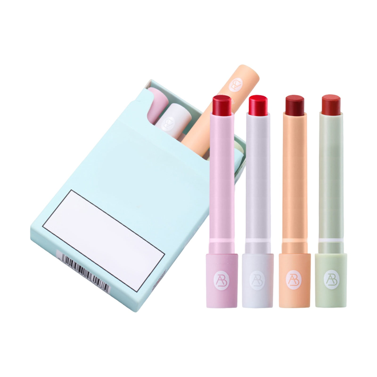 ASEIDFNSA Lipstick Set Long Lasting Tinted Lip Gloss Non Sticky Lips ...