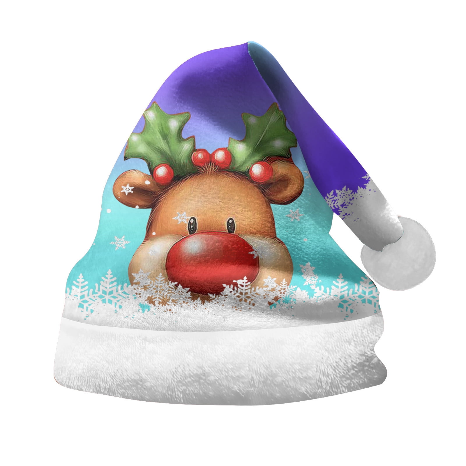 ASEIDFNSA Men and Women Fashion Festival Printed Christmas Hats Party Decoration Hats Hat for ...