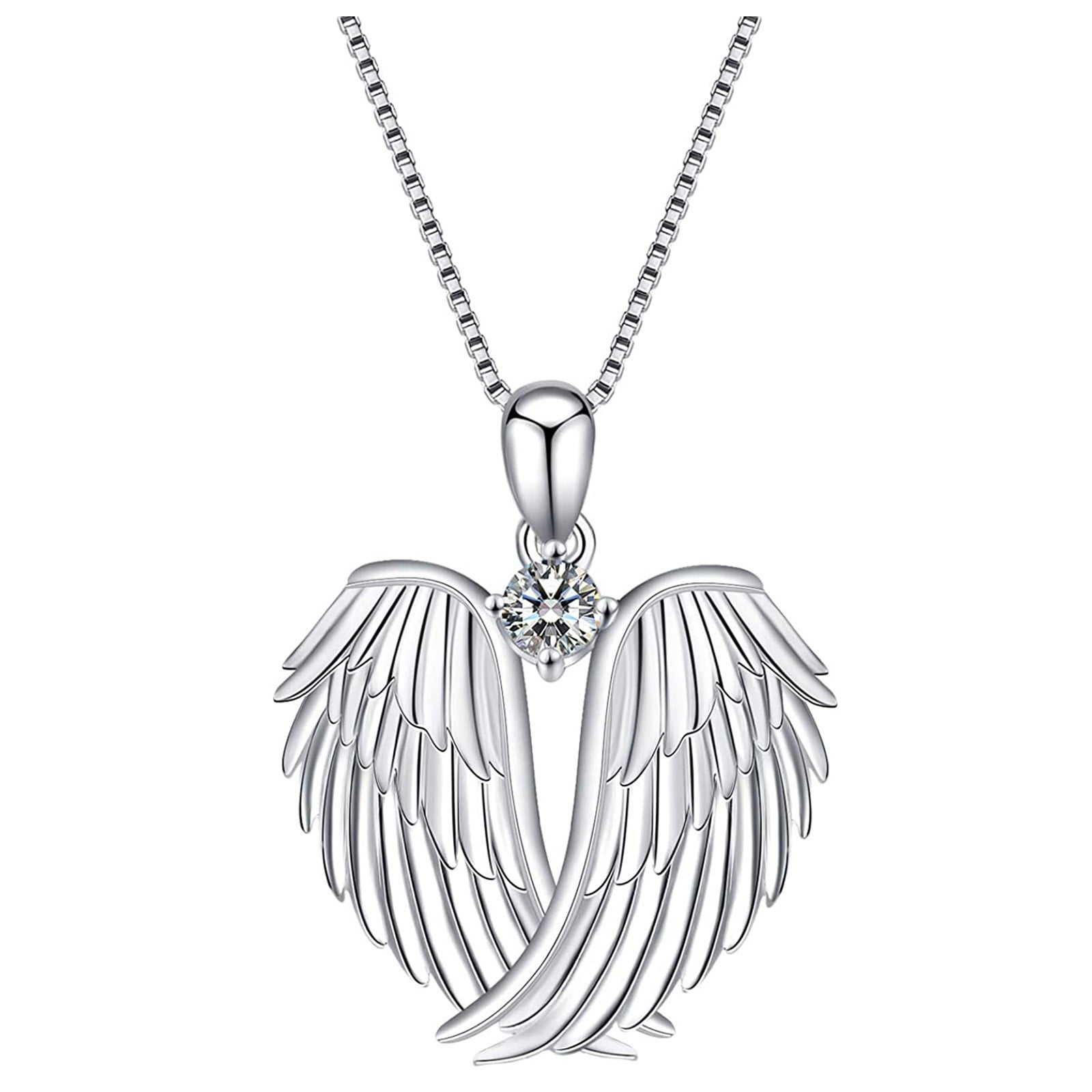 ASEIDFNSA Necklace Heart Pattern Pendant Birthstone Necklace for Women ...