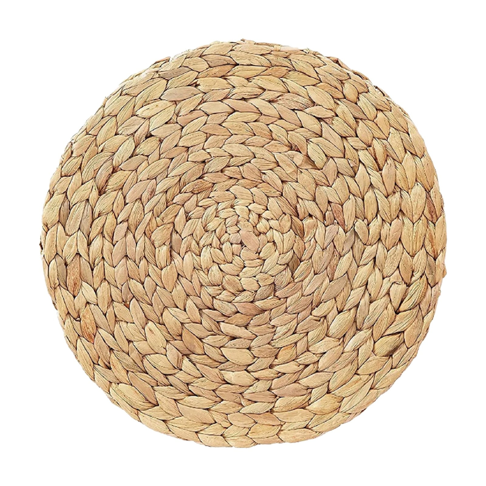 ASEIDFNSA Round Braided Placemats Boho Natural Water Hyacinth Weave Big ...