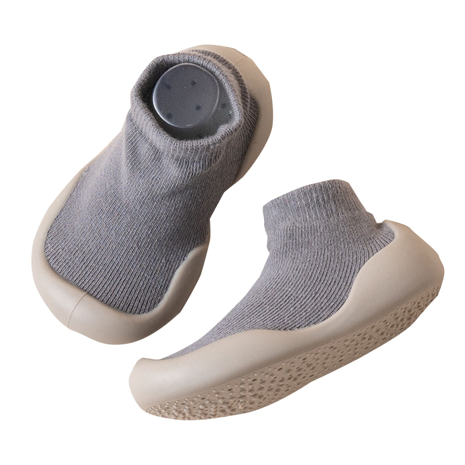ASEIDFNSA Toddler Boys Girls Sock Shoes Solid Non Slip Breathable ...