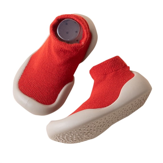 ASEIDFNSA Toddler Boys Girls Sock Shoes Solid Non Slip Breathable ...