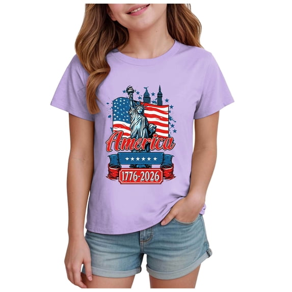 ASEIDFNSA Toddler Kids Fourth of July Shirt with Flag Print and Short ...