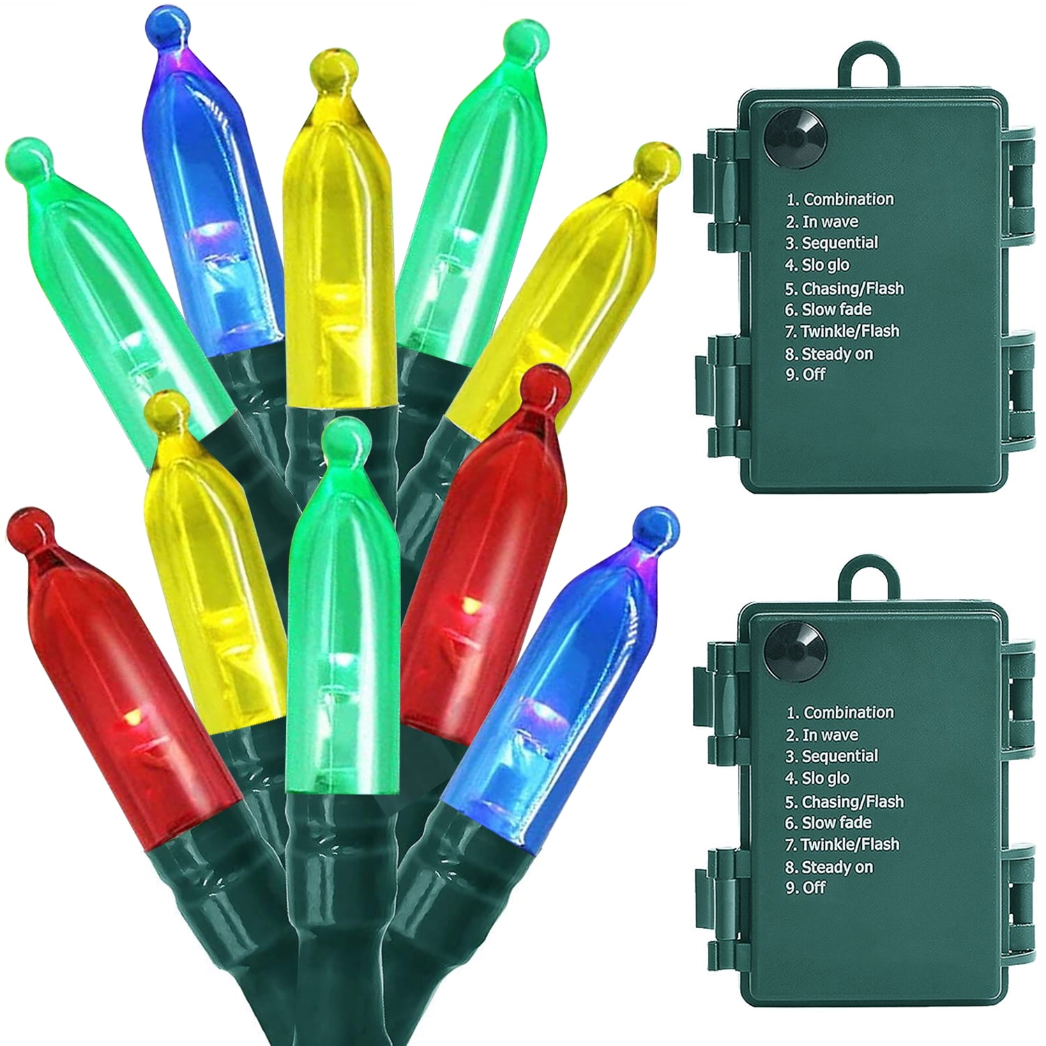 ASENEK Battery Operated String Lights, 50 LED 18ft Christmas Lights for ...